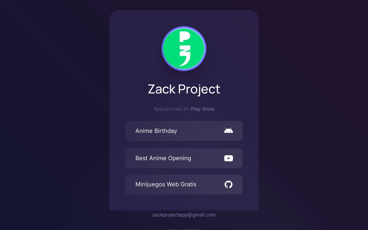 Zack Project
